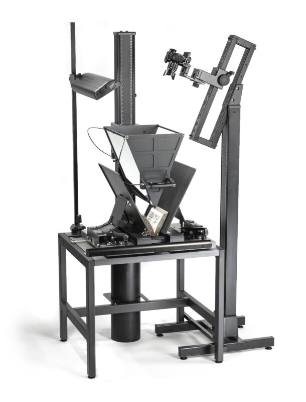 V-shape book scanners for gentle digitization - book net book scanners