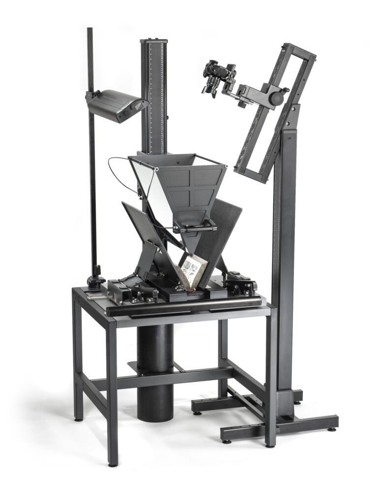 V-shape book scanners for gentle digitization - book net book scanners